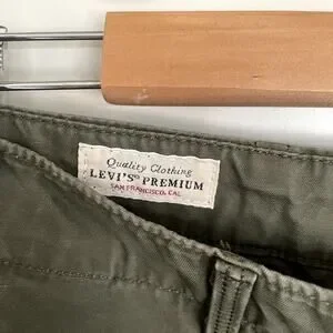 Levi's | Pants | Rare Vintage 9s Silvertab Levis Olive Green Wide Leg ...